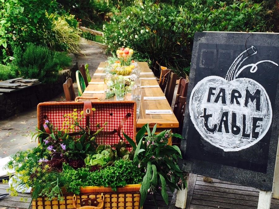 Hummingbird Eco Retreat - Farm Table - Love the Peninsula